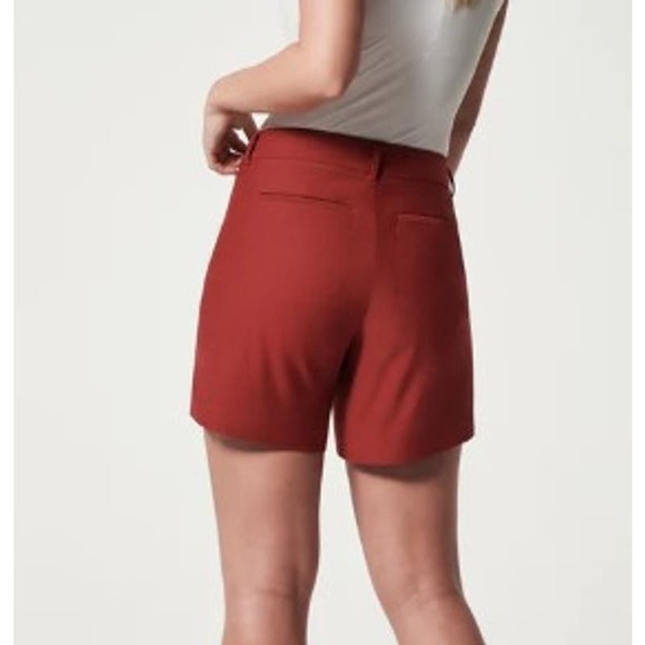 SPANX | Shorts | Nwt Spanx Sunshine Shorts 6 In Dark Cherry Size Xl ...
